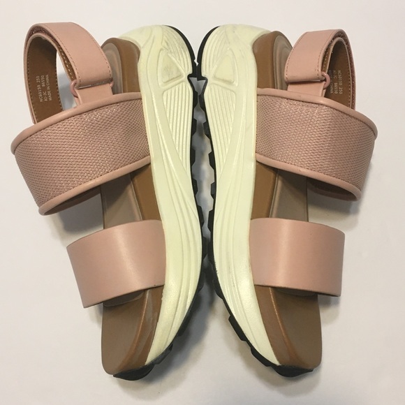 nuovo | Shoes | Nuovo By Hawkins Sz 75 Pink Sandal Shoe Slide | Poshmark